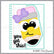 Edgie Card - Pencil – Cuddly Cute Designs