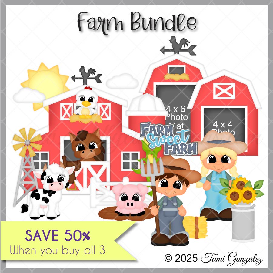Farm Bundle – Cuddly Cute Designs