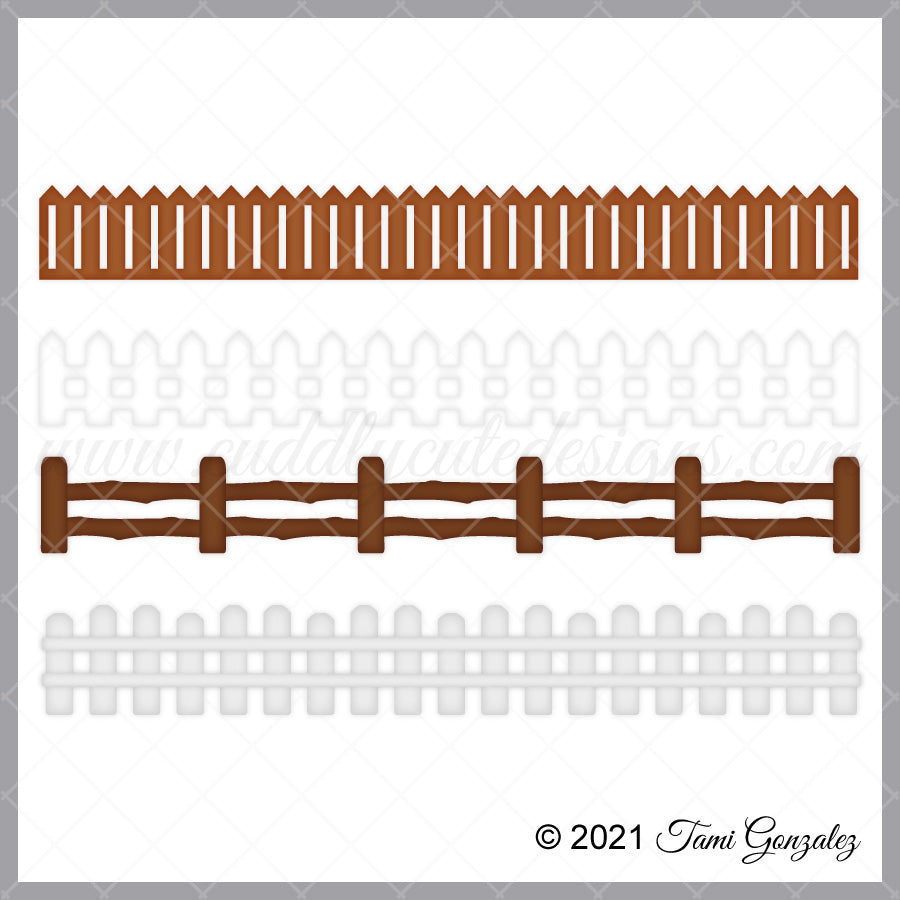 Fence Borders – Cuddly Cute Designs