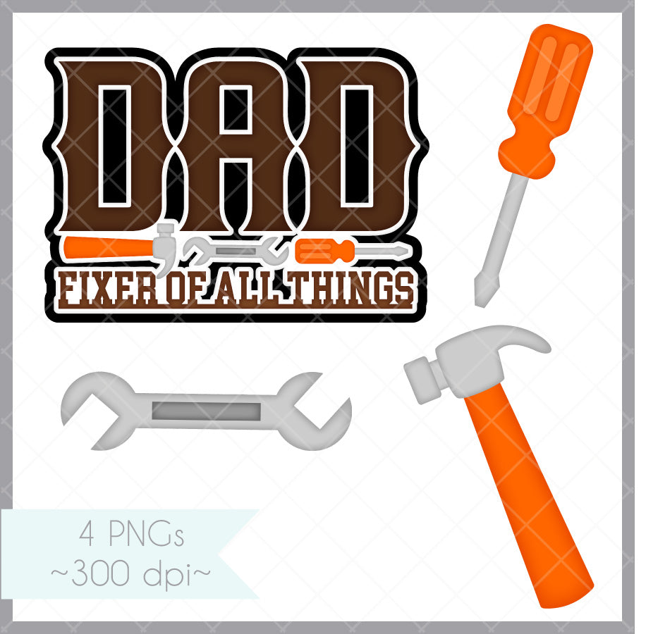 Fixer Dad Title – Cuddly Cute Designs