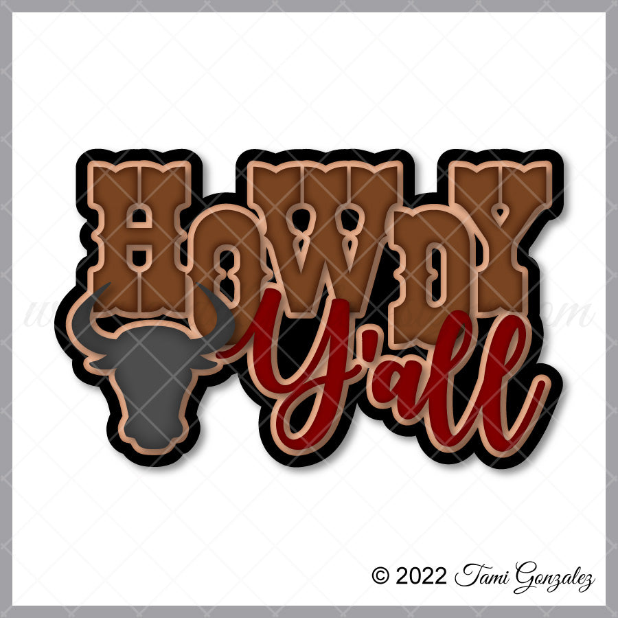 Howdy Y'all Title – Cuddly Cute Designs