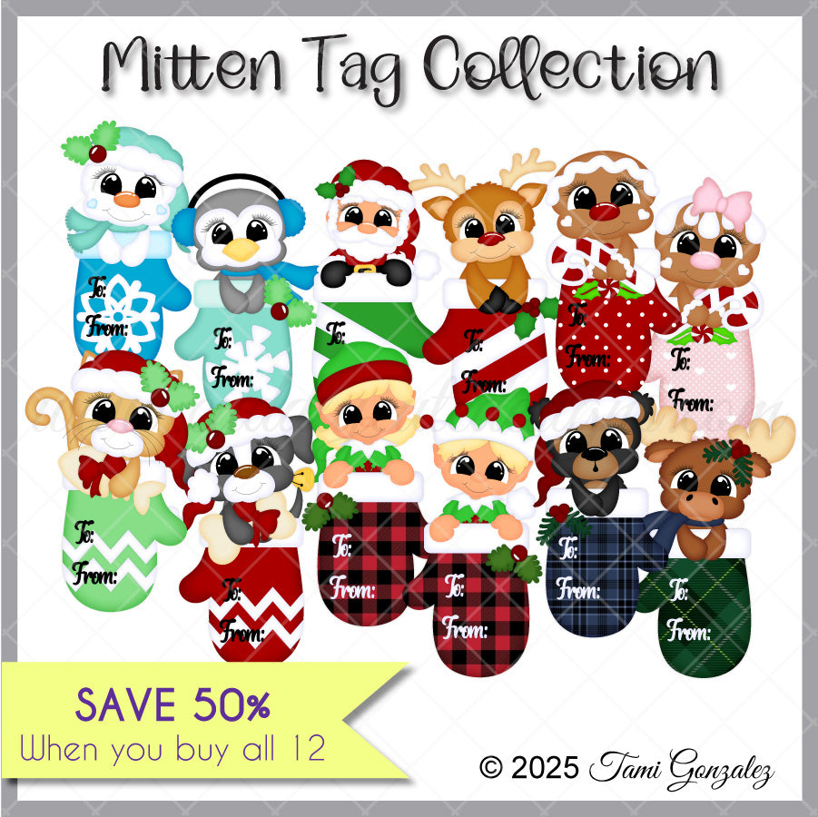 Mitten Tag Collection – Cuddly Cute Designs