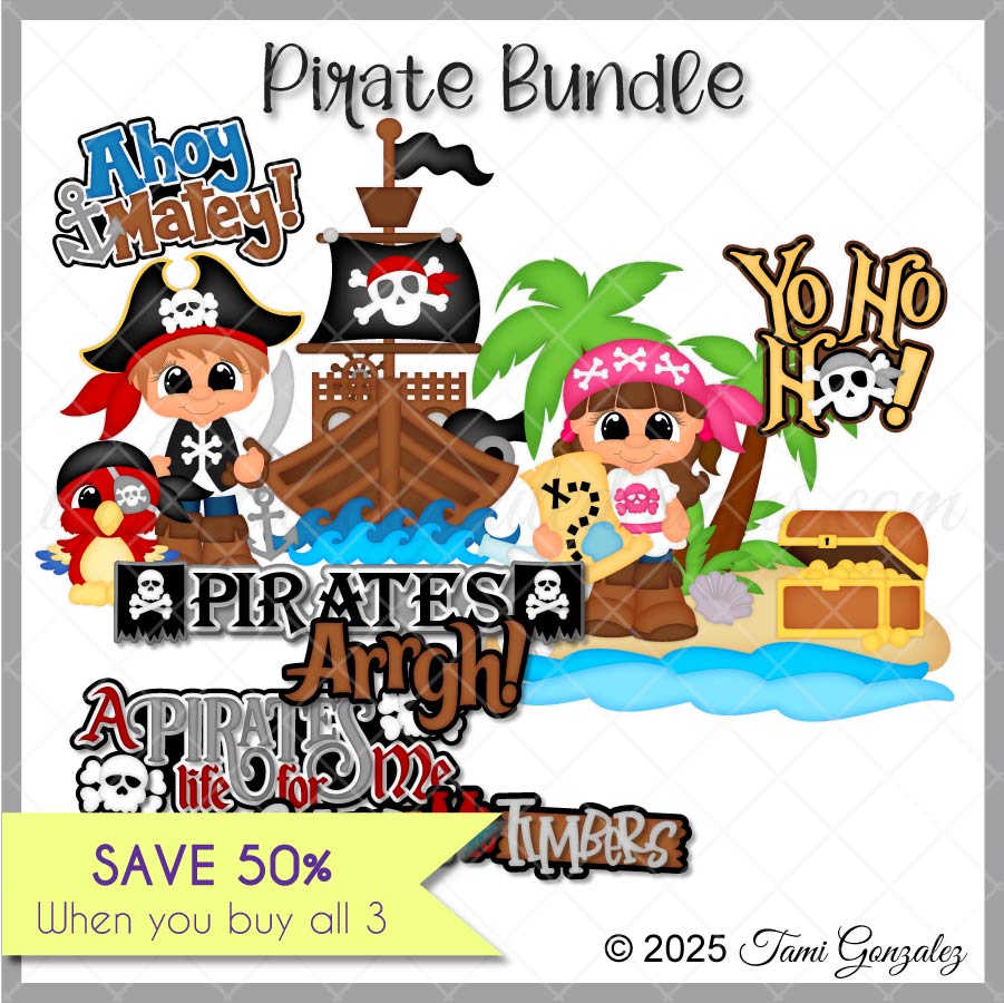 Pirate Bundle – Cuddly Cute Designs