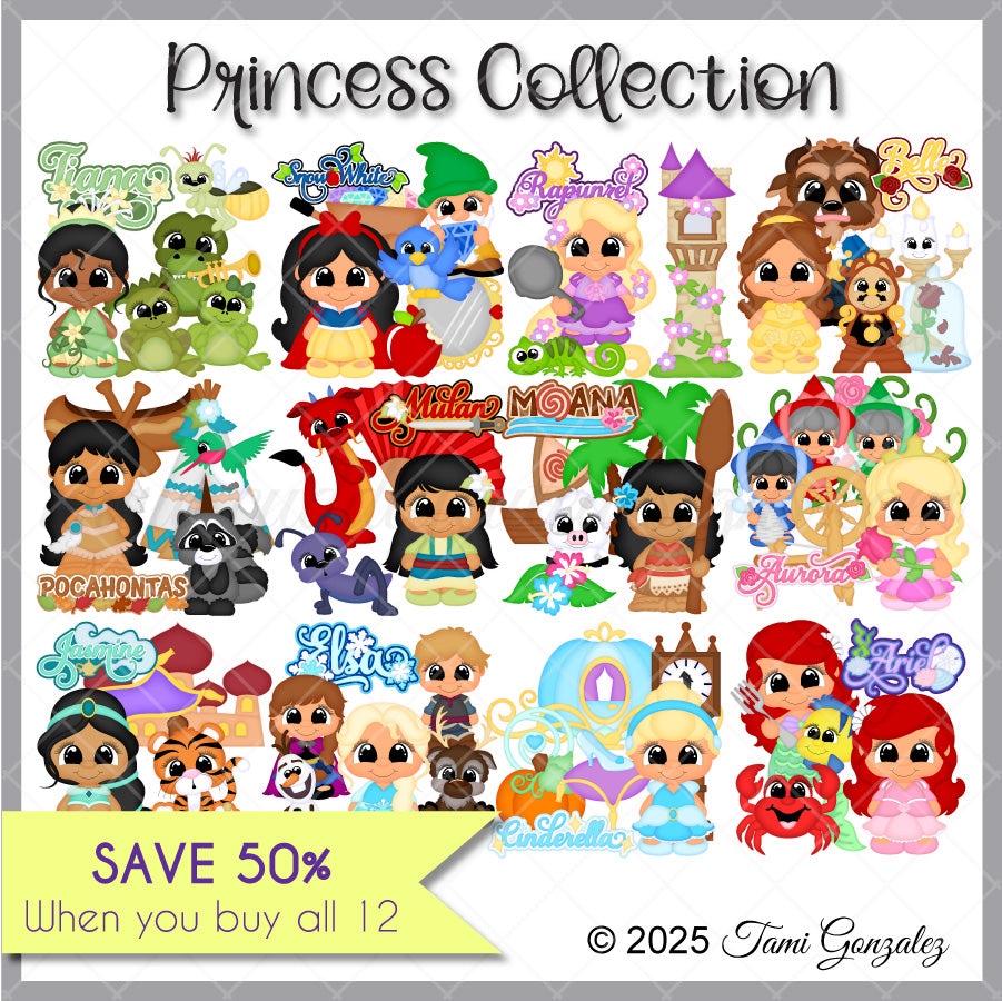 Princess Collection – Cuddly Cute Designs