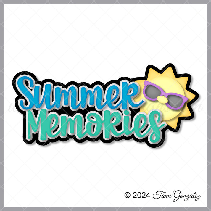 Summer Memories Title – Cuddly Cute Designs
