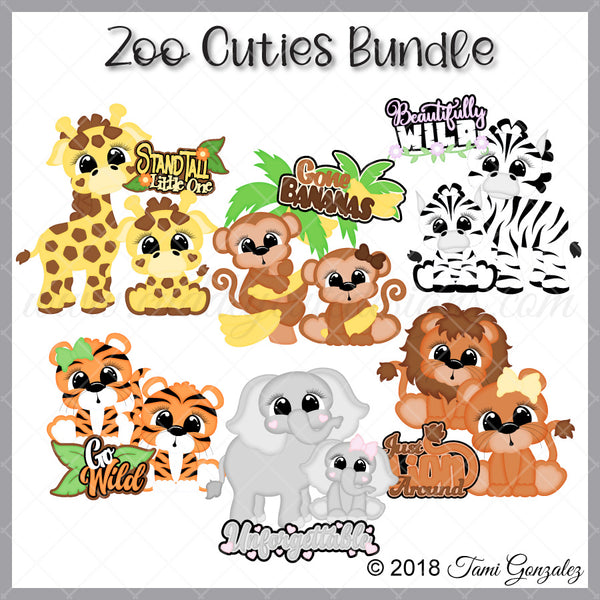 Zoo Cuties Bundle – Cuddly Cute Designs